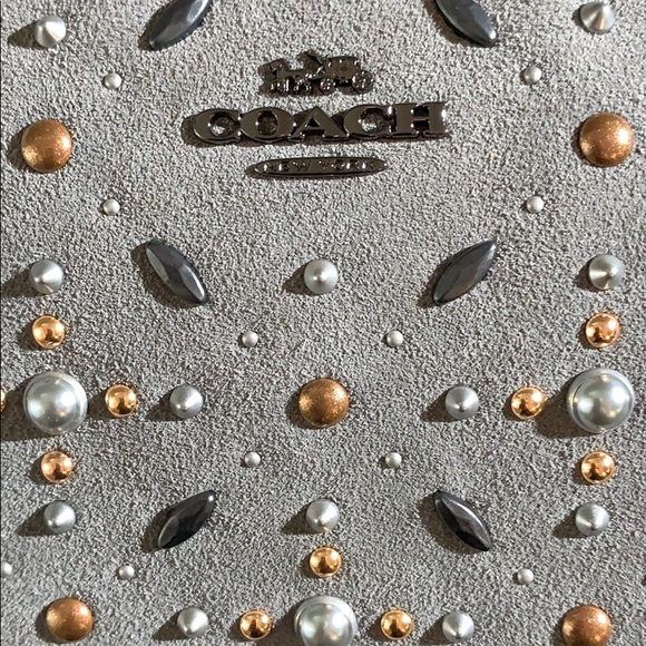 Coach | Bags | Coach Suede Leather Prairie Rivets Crossbody Bag With ...